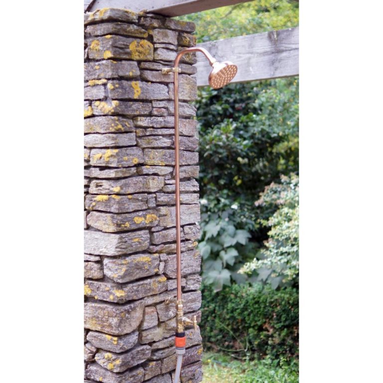Indoor Outdoor Shower | Copper Taps & Basins | NZ Made