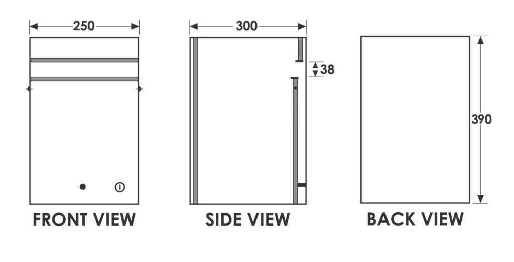 Front Opening Letterbox | NZ Made | Ladybugs